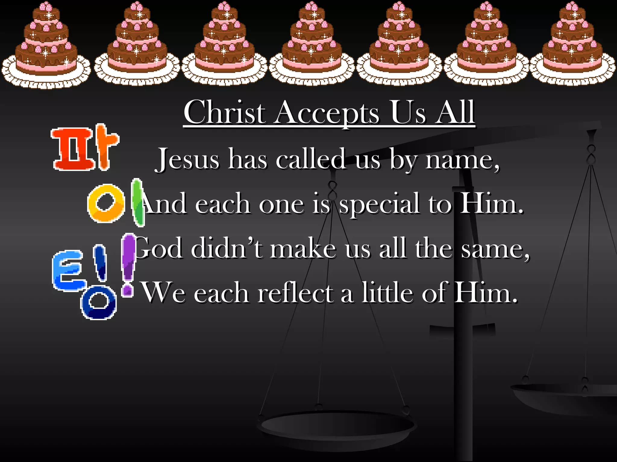 Christ accepts us all 1 | PPT | Christianity | Religion & Spirituality