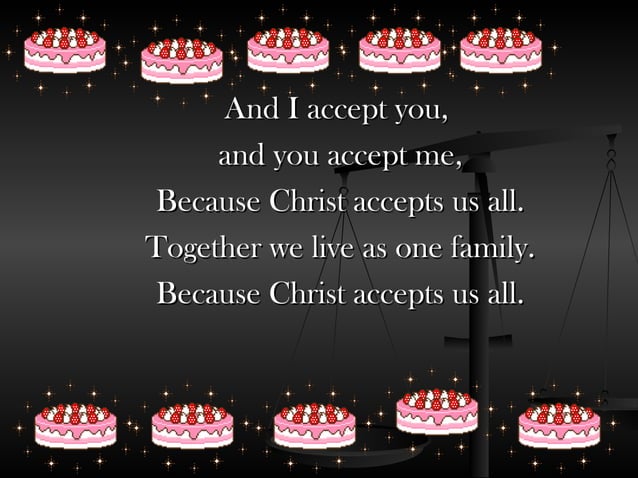 Christ accepts us all 1 | PPT