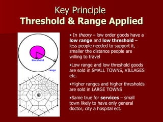 Christaller’S Central Place Theory | PPT