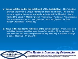 Christ and the law part 1 | PPT