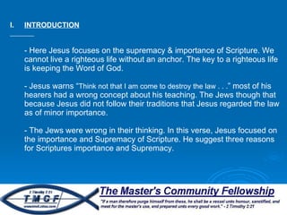 Christ and the law part 1 | PPT