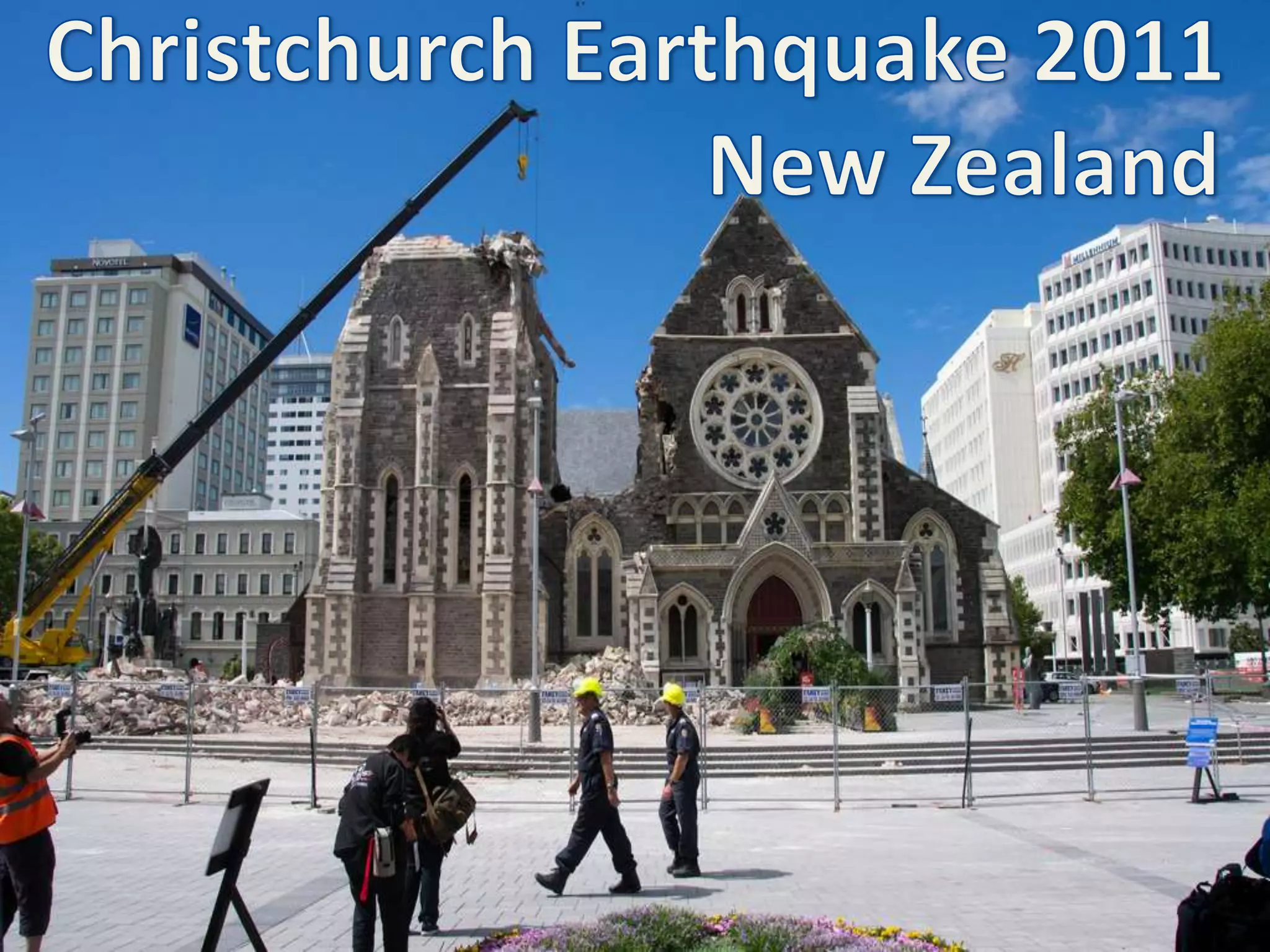 Christchurch earthquake 2011 - MEDC Case Study | PPTX