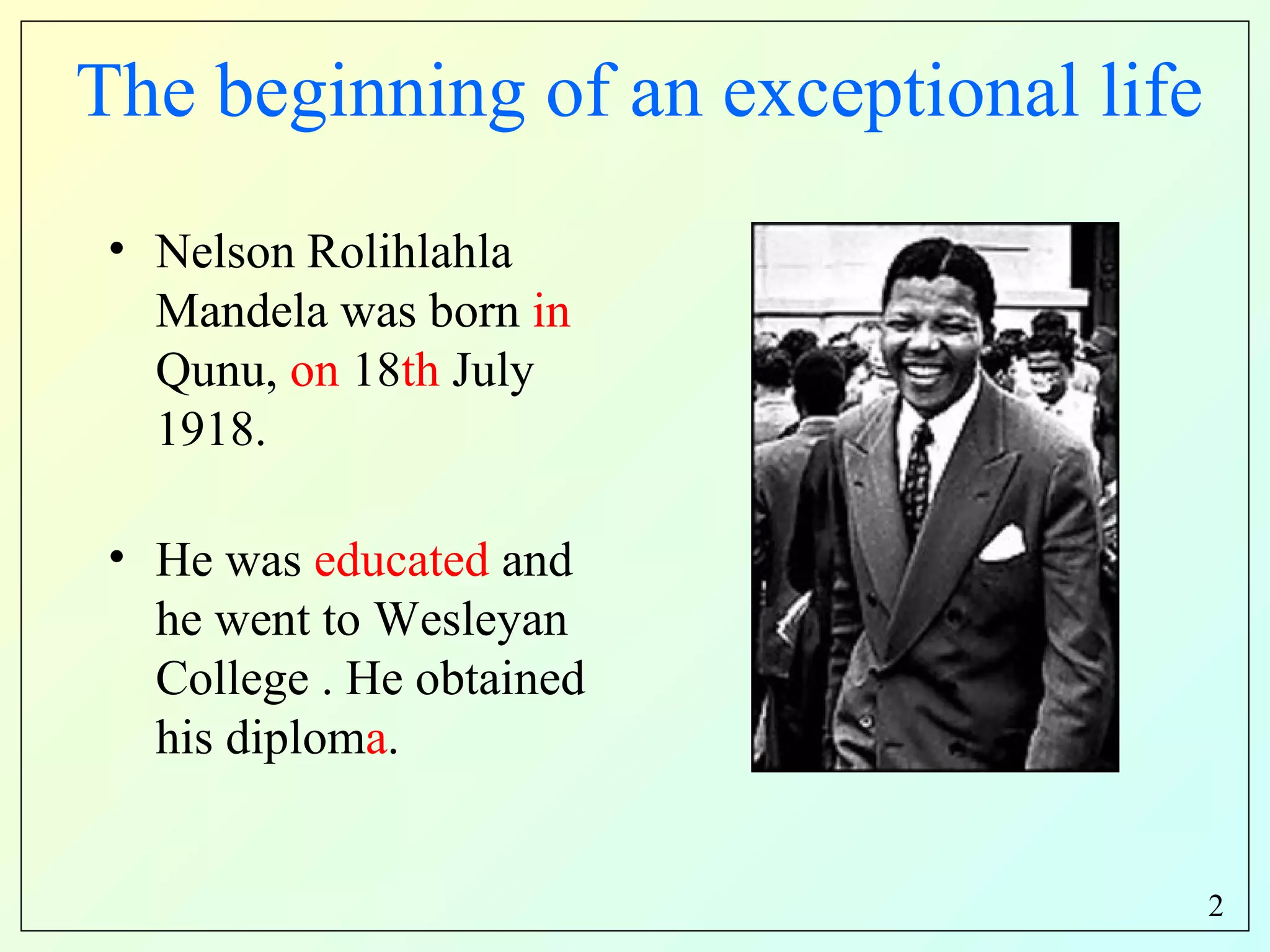 nelson mandela | PPT