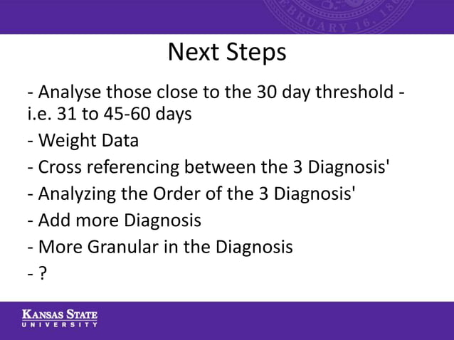 Predicting Hospital Readmissions | PPTX