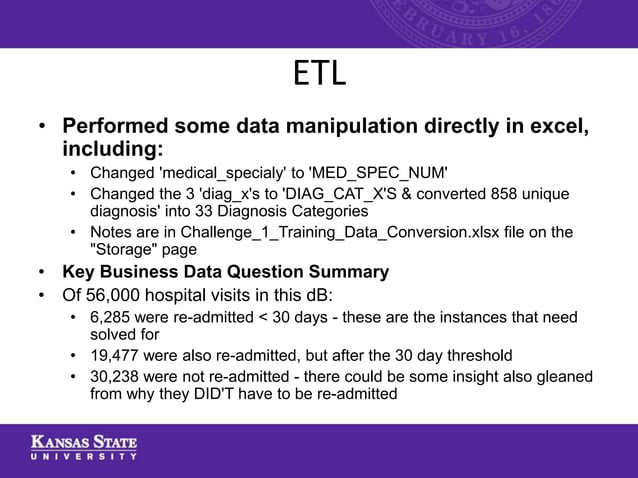 Predicting Hospital Readmissions | PPTX
