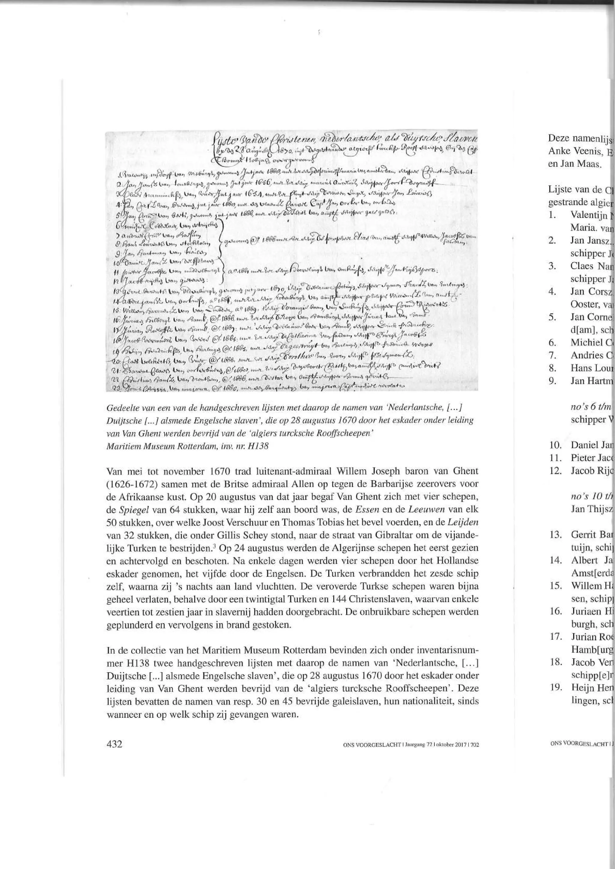 Christenslaven in 17e eeuw door Barbarijse zeerovers gevangen genomen | PDF