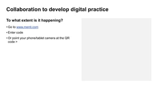 Bringing together digital practices, learning resources and libraries | PPT
