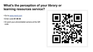 Bringing together digital practices, learning resources and libraries | PPT