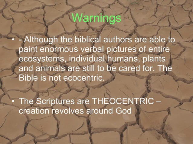 Christian Environmental Ethics | PPT | Christianity | Religion ...
