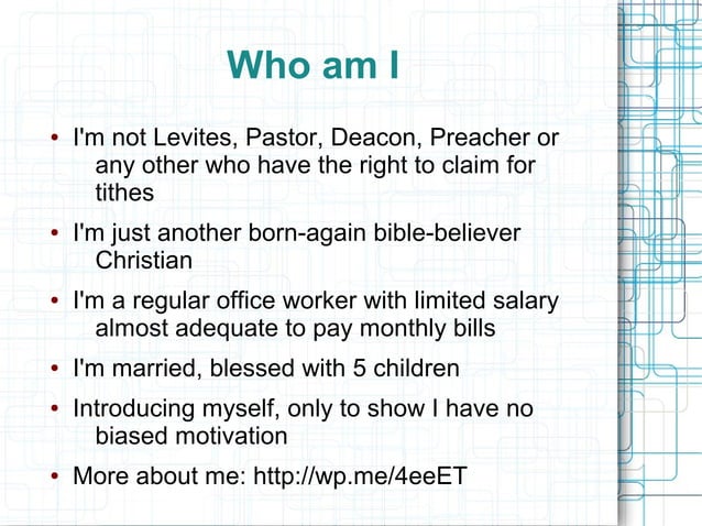 Do Christians Tithe? | PPT
