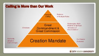Christian Worldview and Discovering Calling | PPTX
