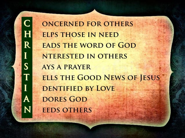 Christian Acrostic | PDF