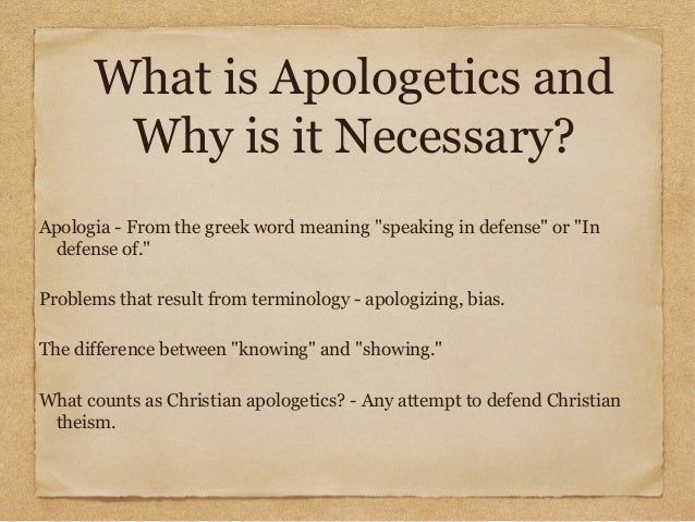 Contemporary Apologetics
