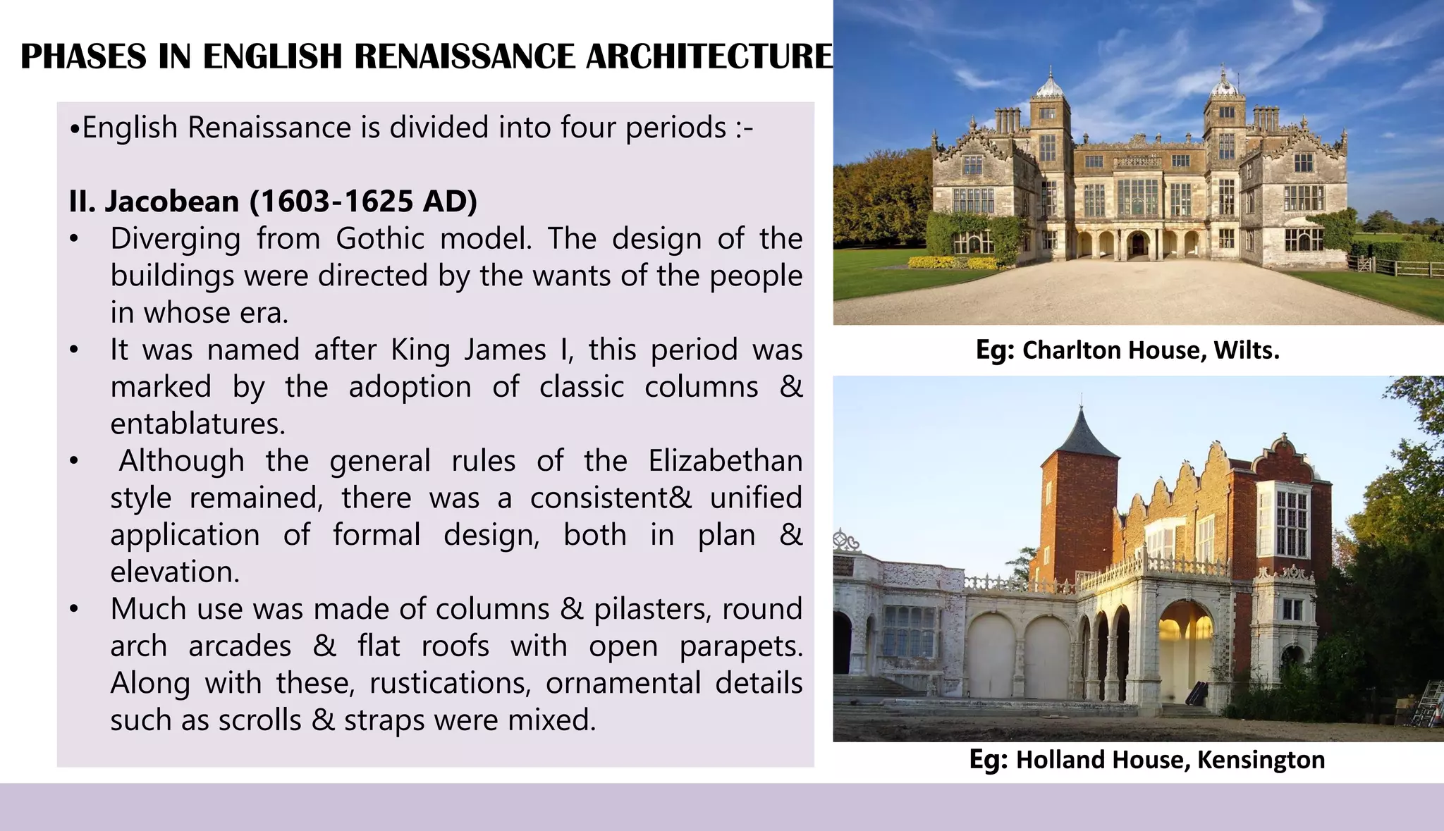 English Renaissance Architecture | PDF