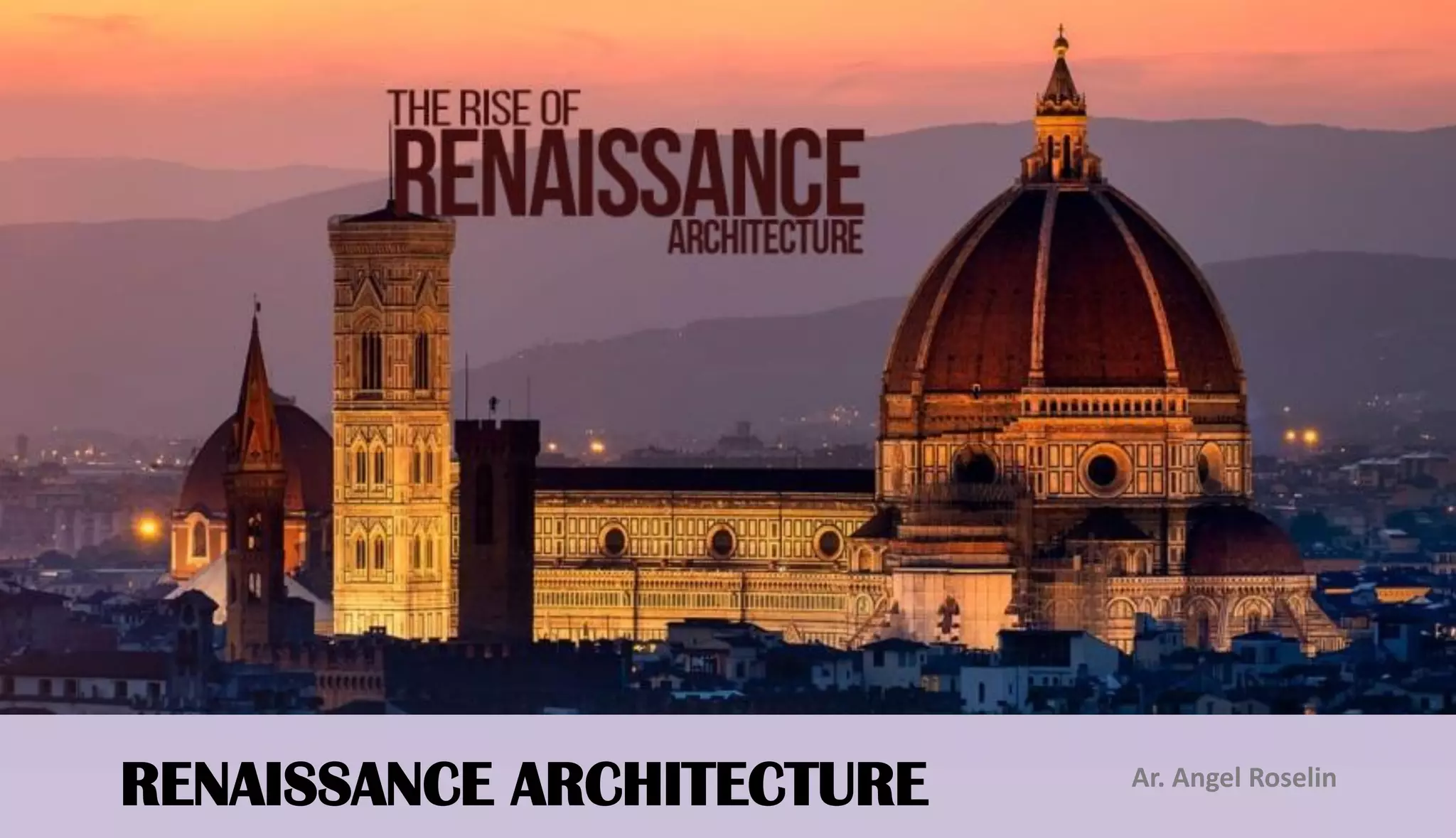 Renaissance Architecture | PDF