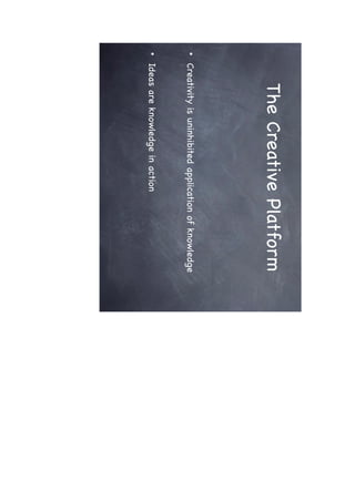 The Creative Platform | PDF