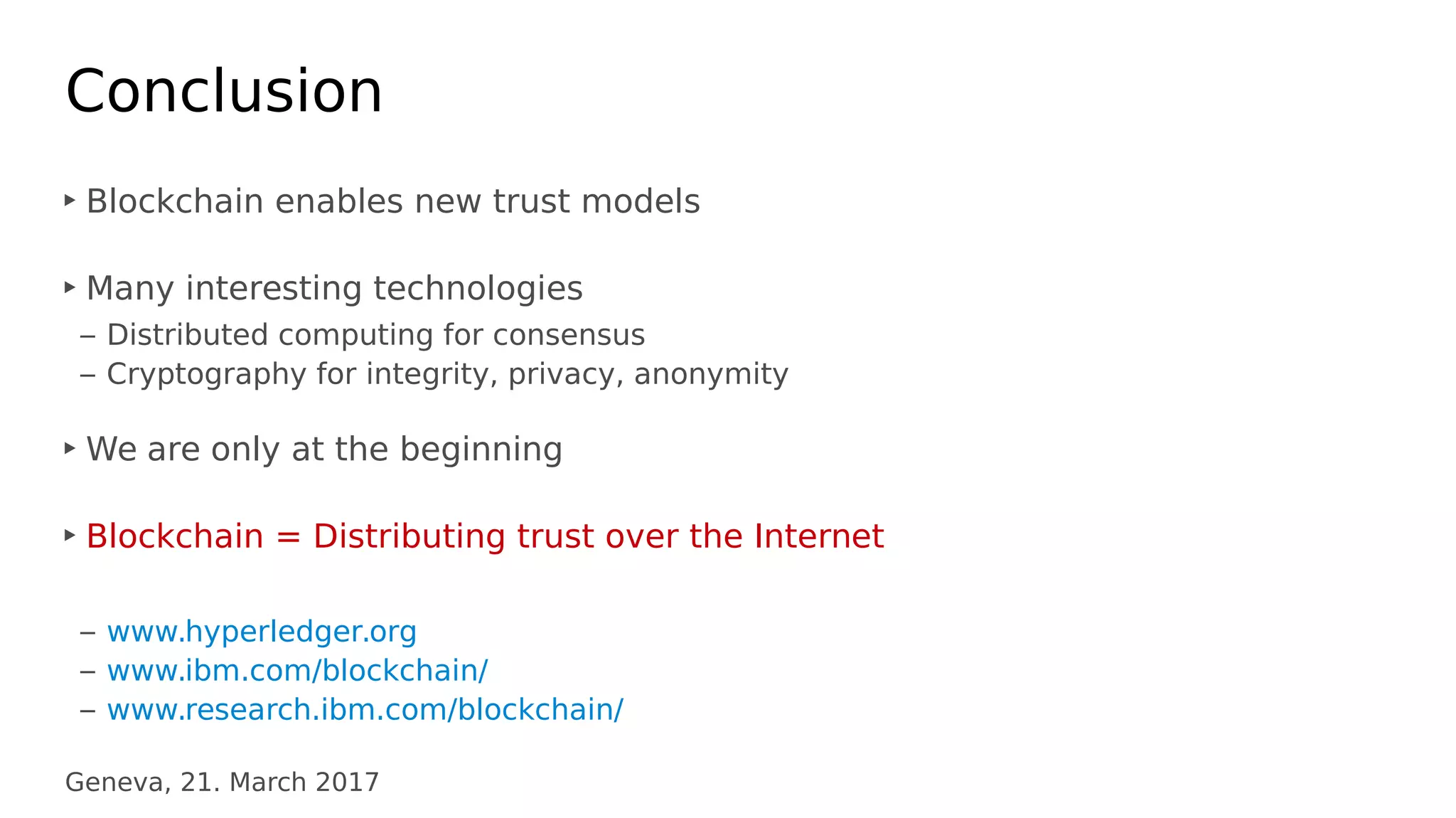 Blockchain, cryptography, and consensus | PDF