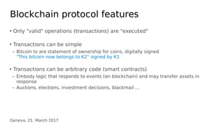 Blockchain, cryptography, and consensus | PDF