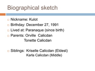 Christian calicdan engltwo presentation 1 | PPTX