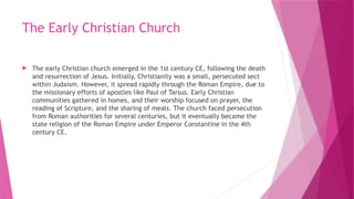 Christian Civilization. It's origin and elements | PPTX