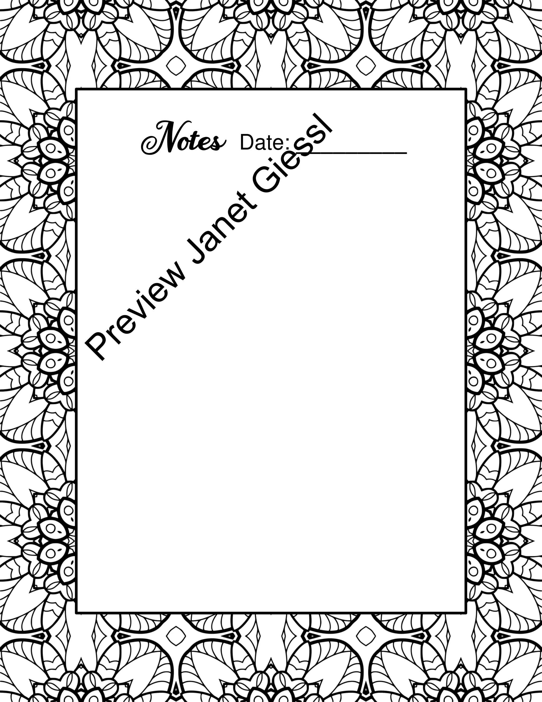 Christian Coloring Prayer Journal Preview | PDF