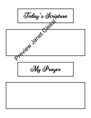 Christian Coloring Prayer Journal Preview | PDF