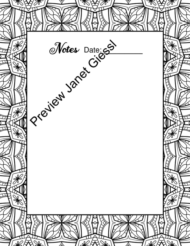 Christian Coloring Prayer Journal Preview
