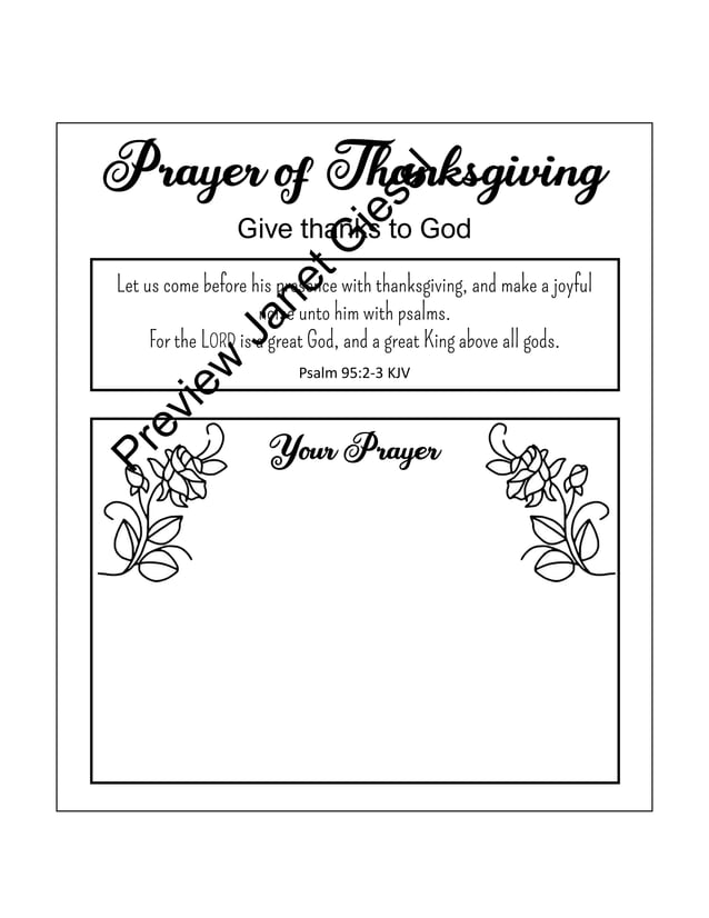 Christian Coloring Prayer Journal Preview