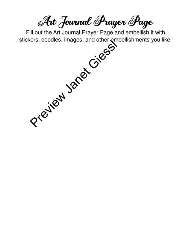 Christian Coloring Prayer Journal Preview