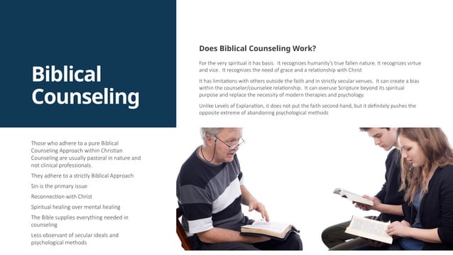 Christian Counseling Certification Christian Counseling Approaches.pptx
