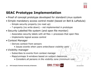 IoT Technologies for Context-Aware Security | PPT