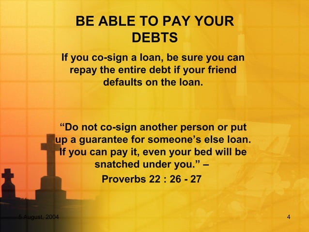 Christian debt concepts | PPT