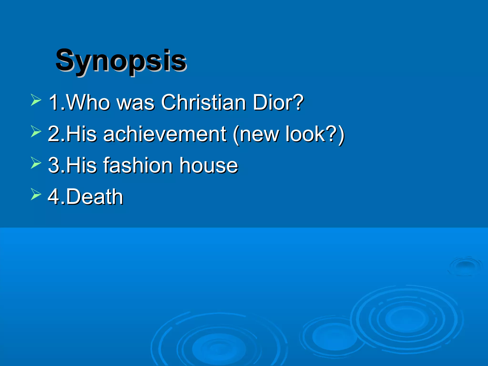 Christian dior duwen | PPT | Style & Fashion