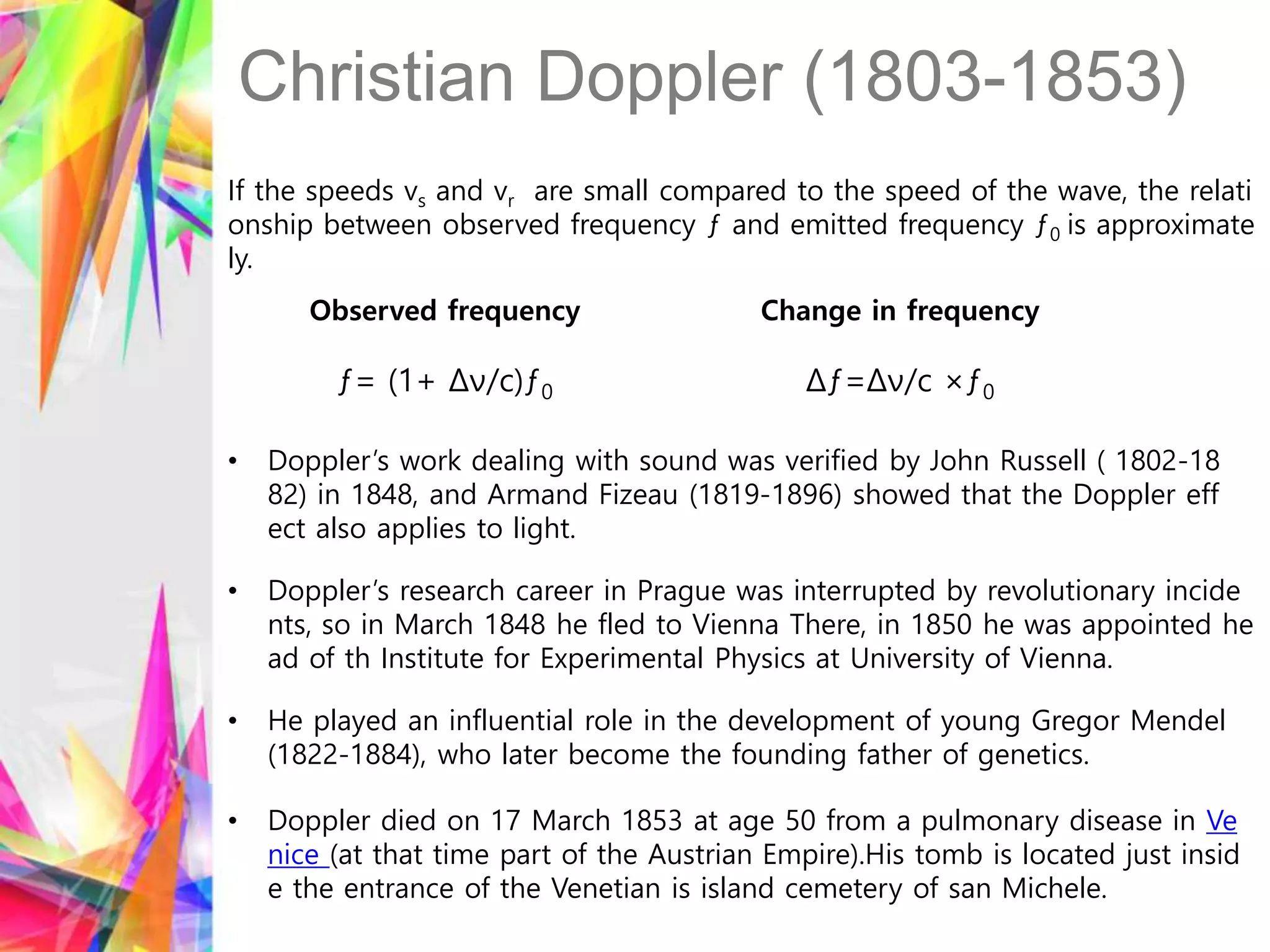 Christian doppler | PPTX