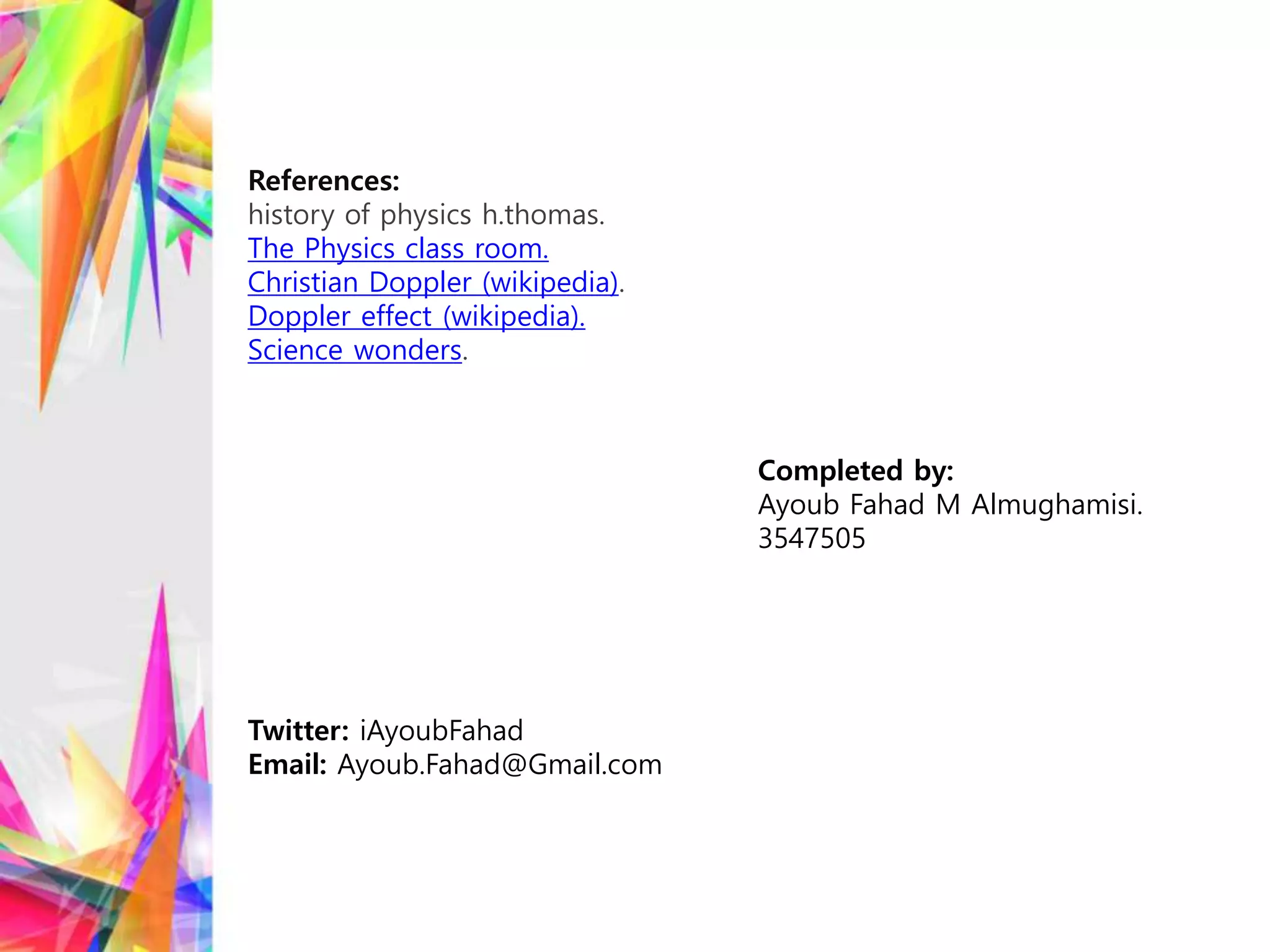 Christian doppler | PPTX