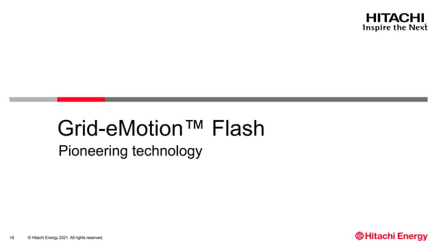 UNIQUE CHARGING INFRASTRUCTURE SYSTEM: GRID EMOTION FLASH CHARGING ...