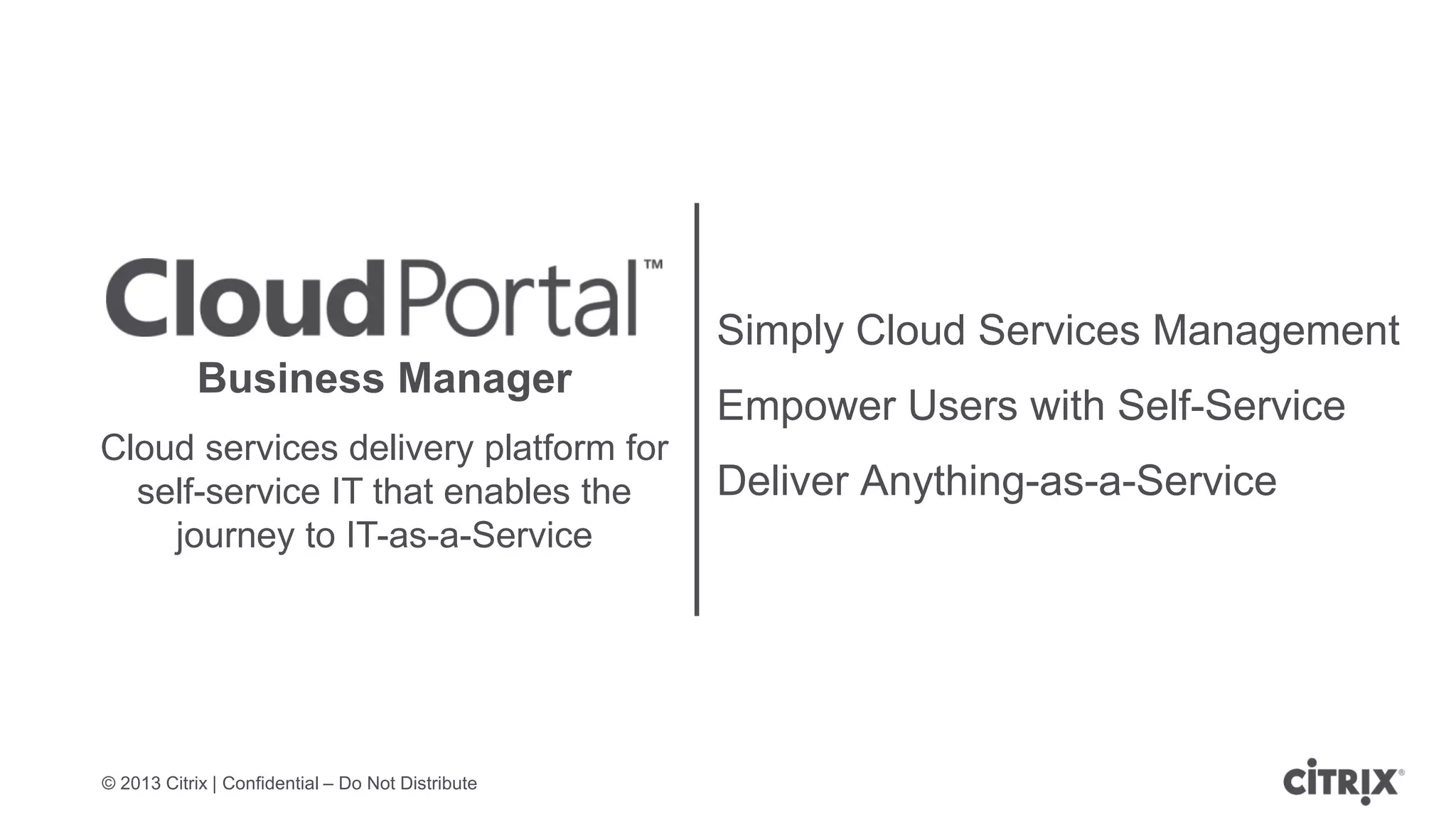 Citrix Day 2013: Self-Service Desktops NetScaler Integration | PPT