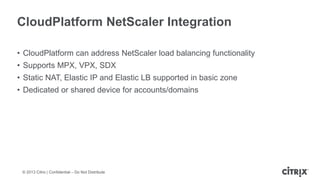 Citrix Day 2013: Self-Service Desktops NetScaler Integration | PPT