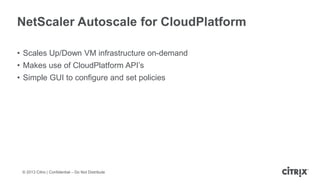 Citrix Day 2013: Self-Service Desktops NetScaler Integration | PPT
