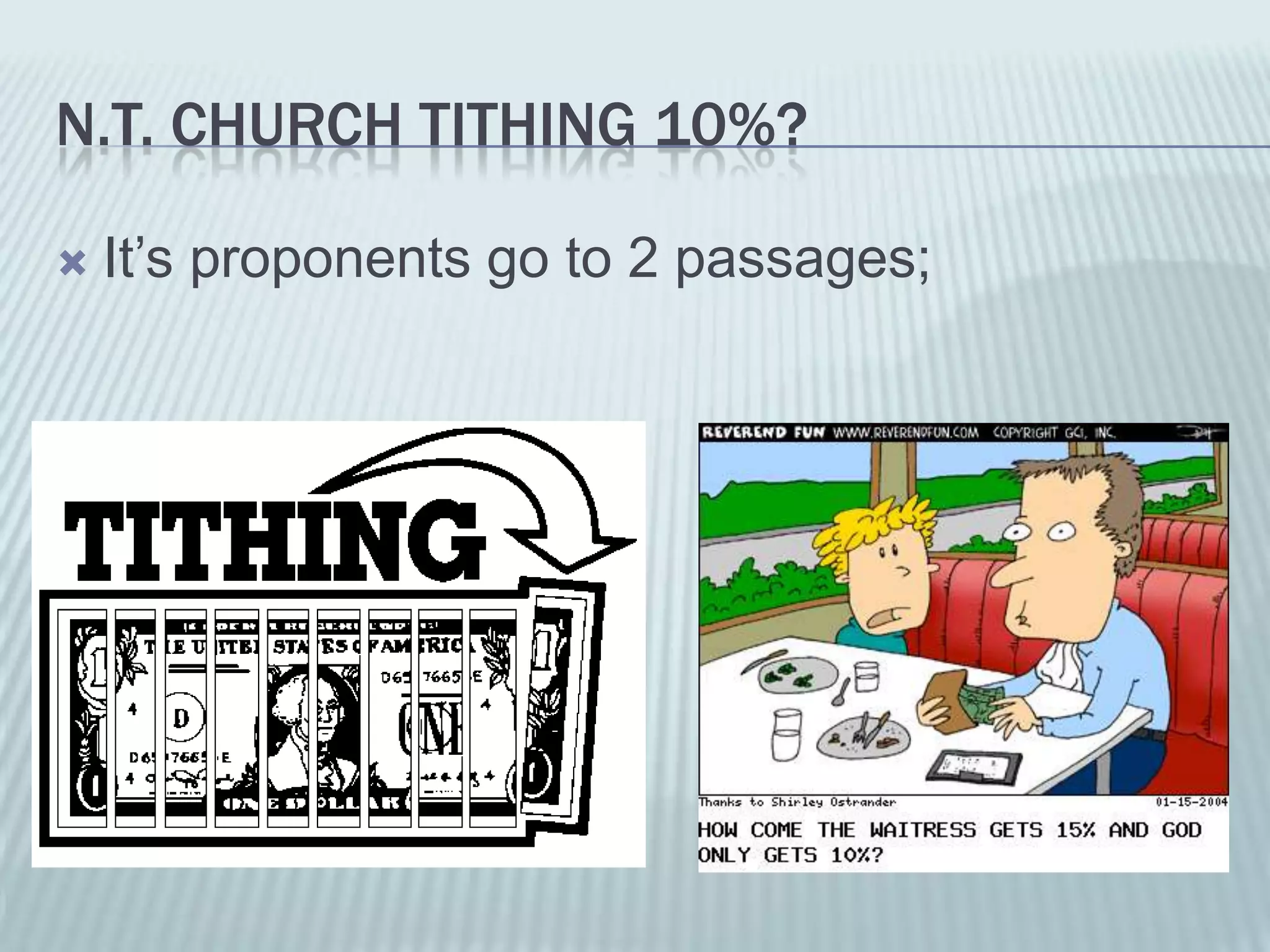 Christian giving, tithing, tithes, tithe, gifts, 2009, ss | PPTX