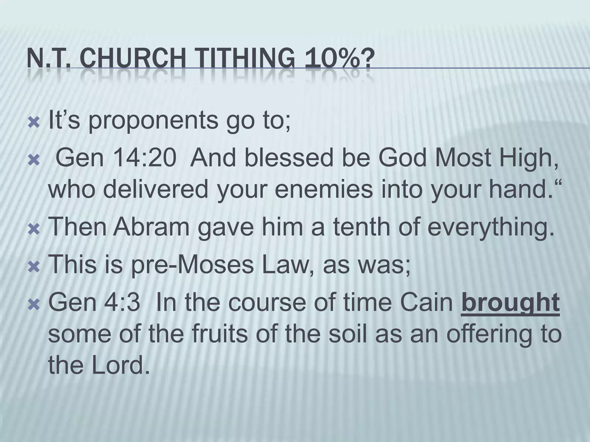 Christian giving, tithing, tithes, tithe, gifts, 2009, ss | PPTX