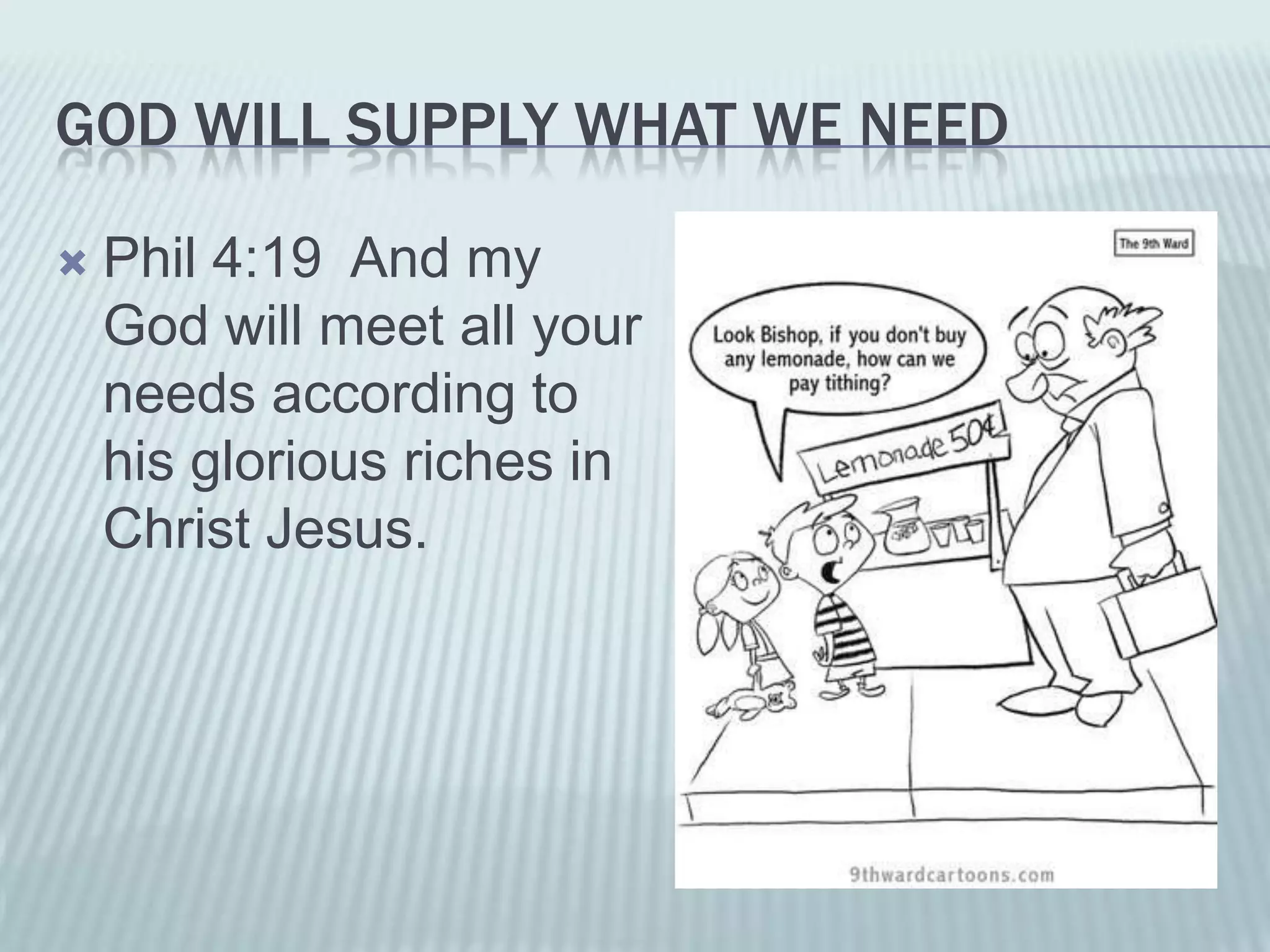 Christian giving, tithing, tithes, tithe, gifts, 2009, ss | PPT