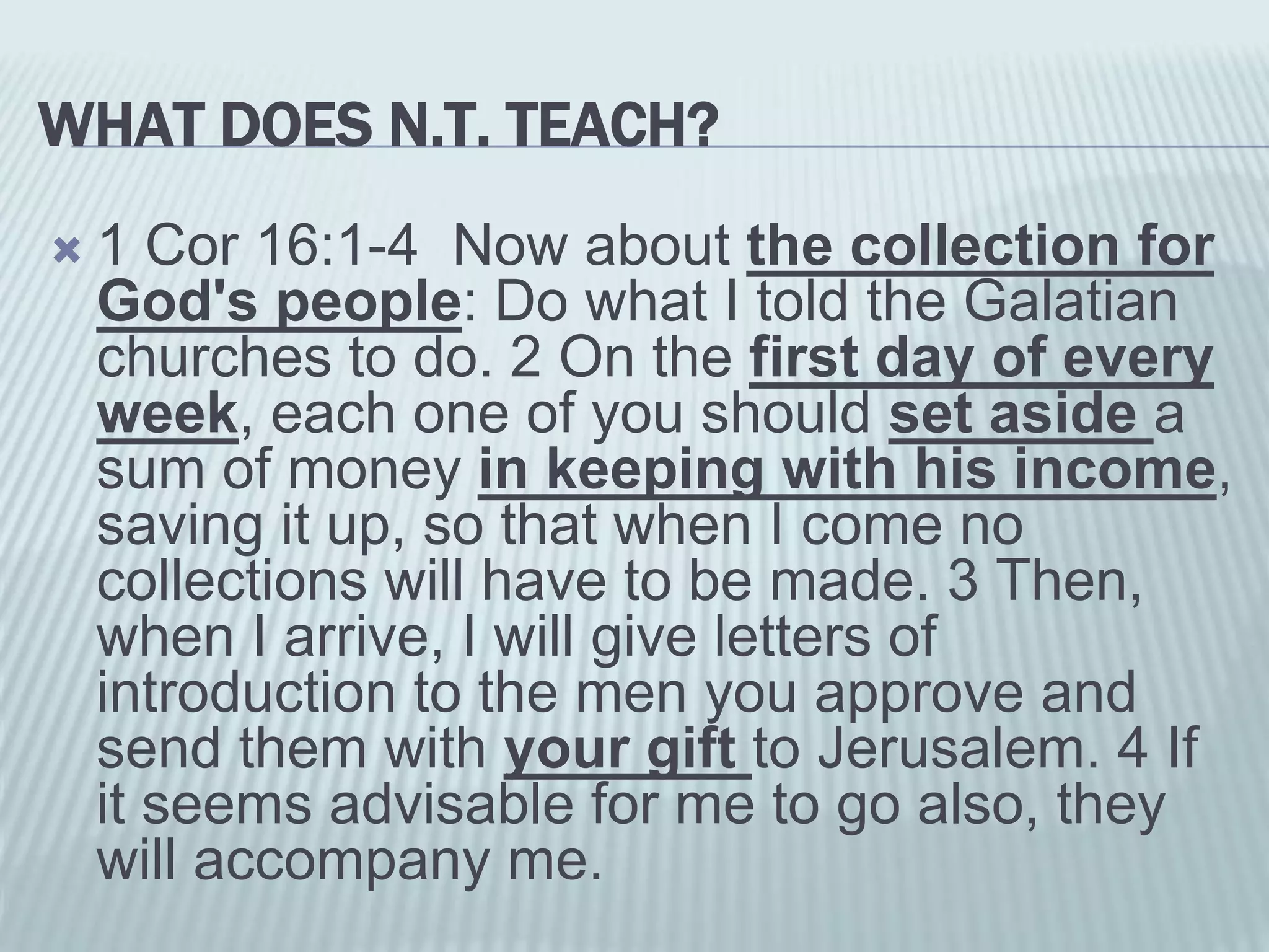 Christian Giving, Tithing, Tithes, Tithe, Gifts, 2016 | PPTX ...