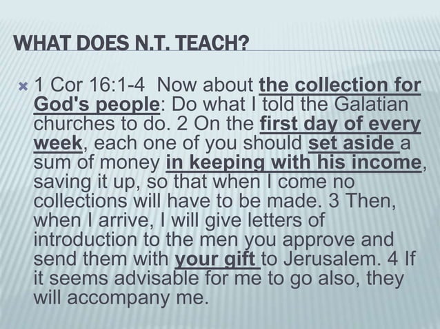 Christian Giving, Tithing, Tithes, Tithe, Gifts, 2016 | PPTX ...