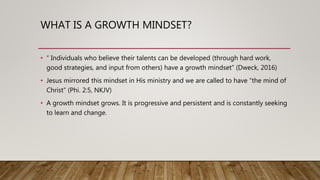 Christian growth mindset | PPTX