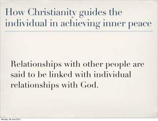 Christian individual peace | PDF