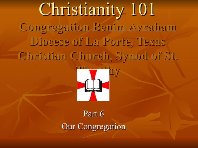 Christianity 101 P6 | PPT