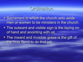 Christianity 102 Part 6, ordination | PPT