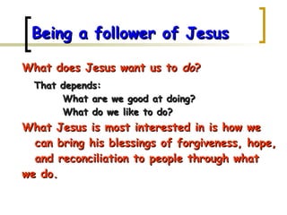 Being A Follower Of Jesus | PPT