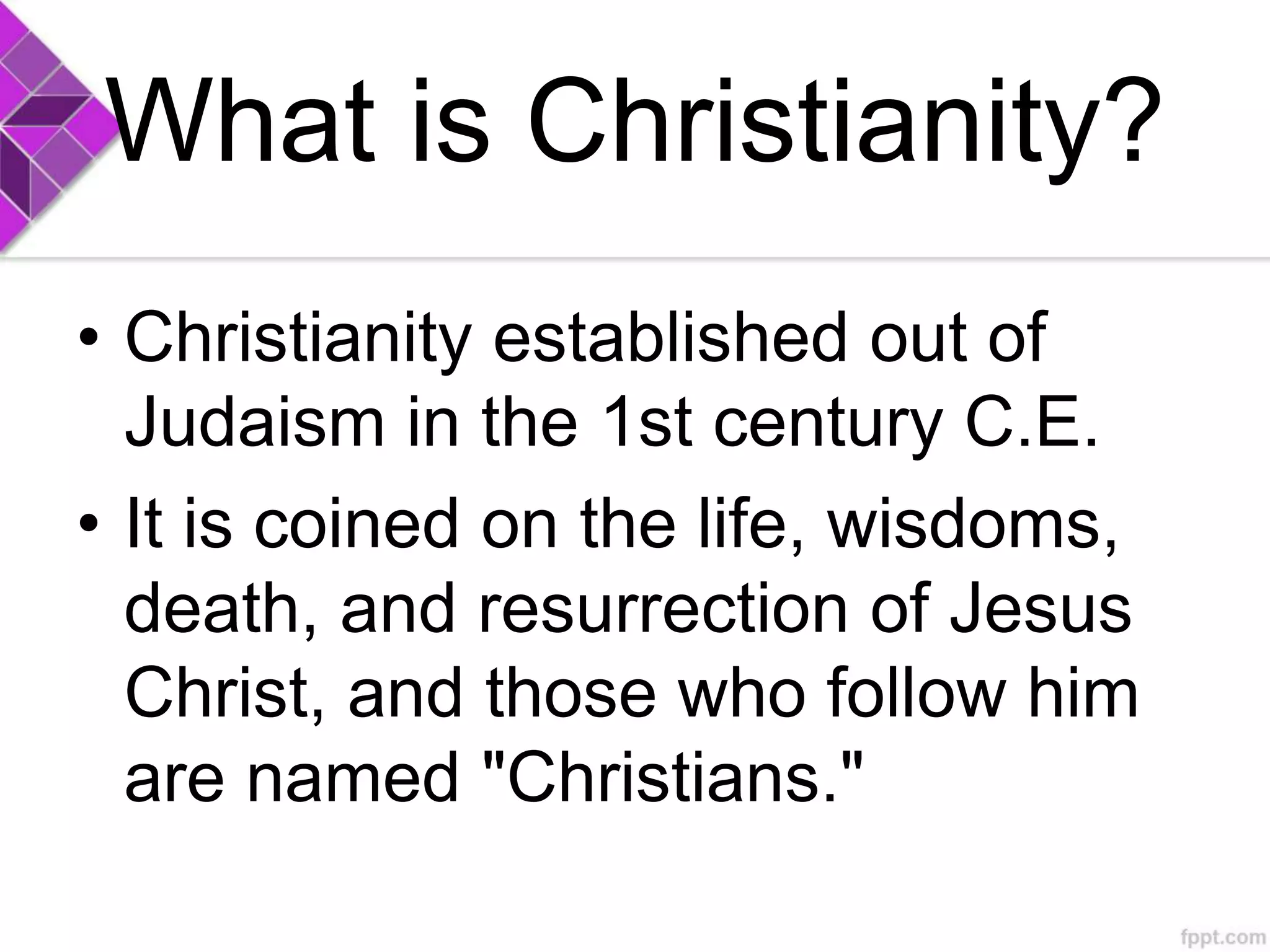 cHRISTIANITY.ppt